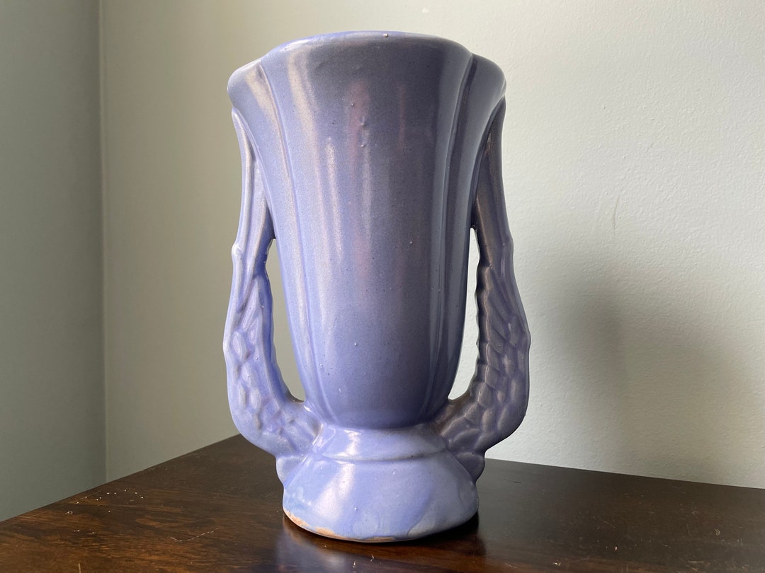 Vintage Pottery Winged Handle Vase Niloak Victory Vase - Etsy