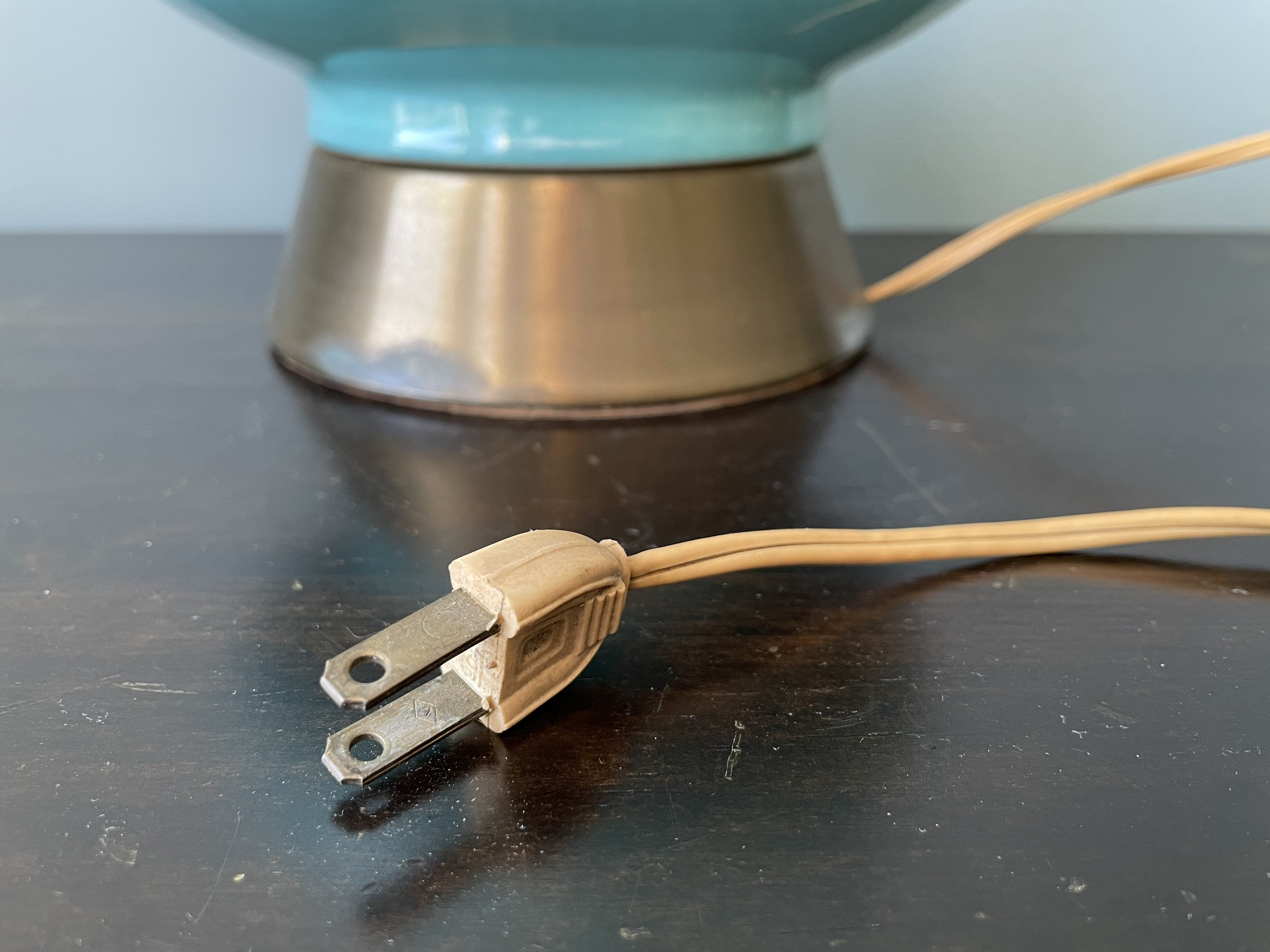 Mid Century Haeger Pitcher Lamp Table Lamp Turquoise Blue | Etsy