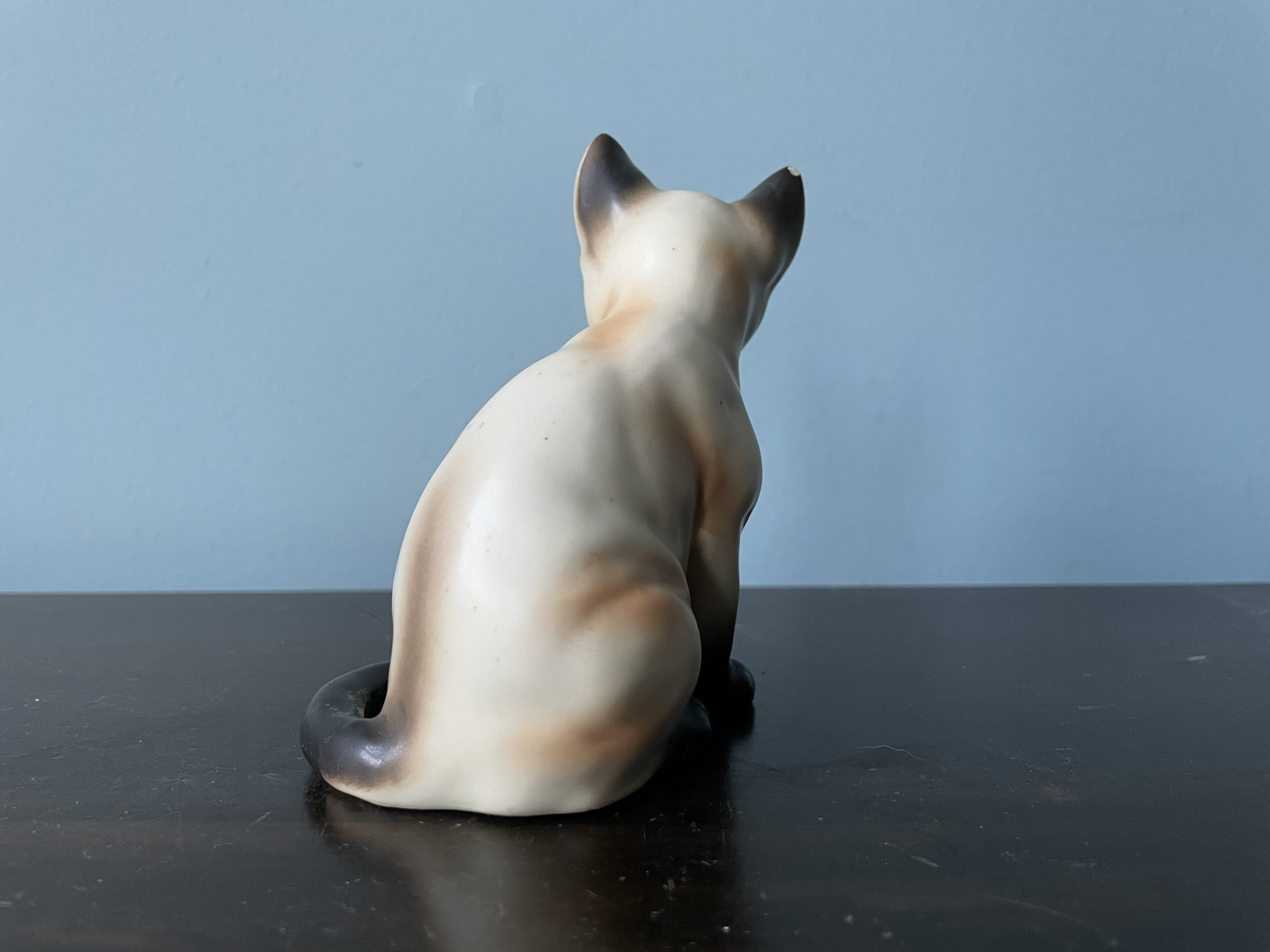 Vintage Lefton China Siamese Cat Planter Siamese Cat With Kitten ...