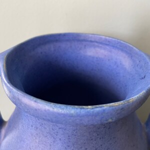 Burley Winter Pottery Vase Handles Arts and Crafts Vintage Ceramic Blue ...