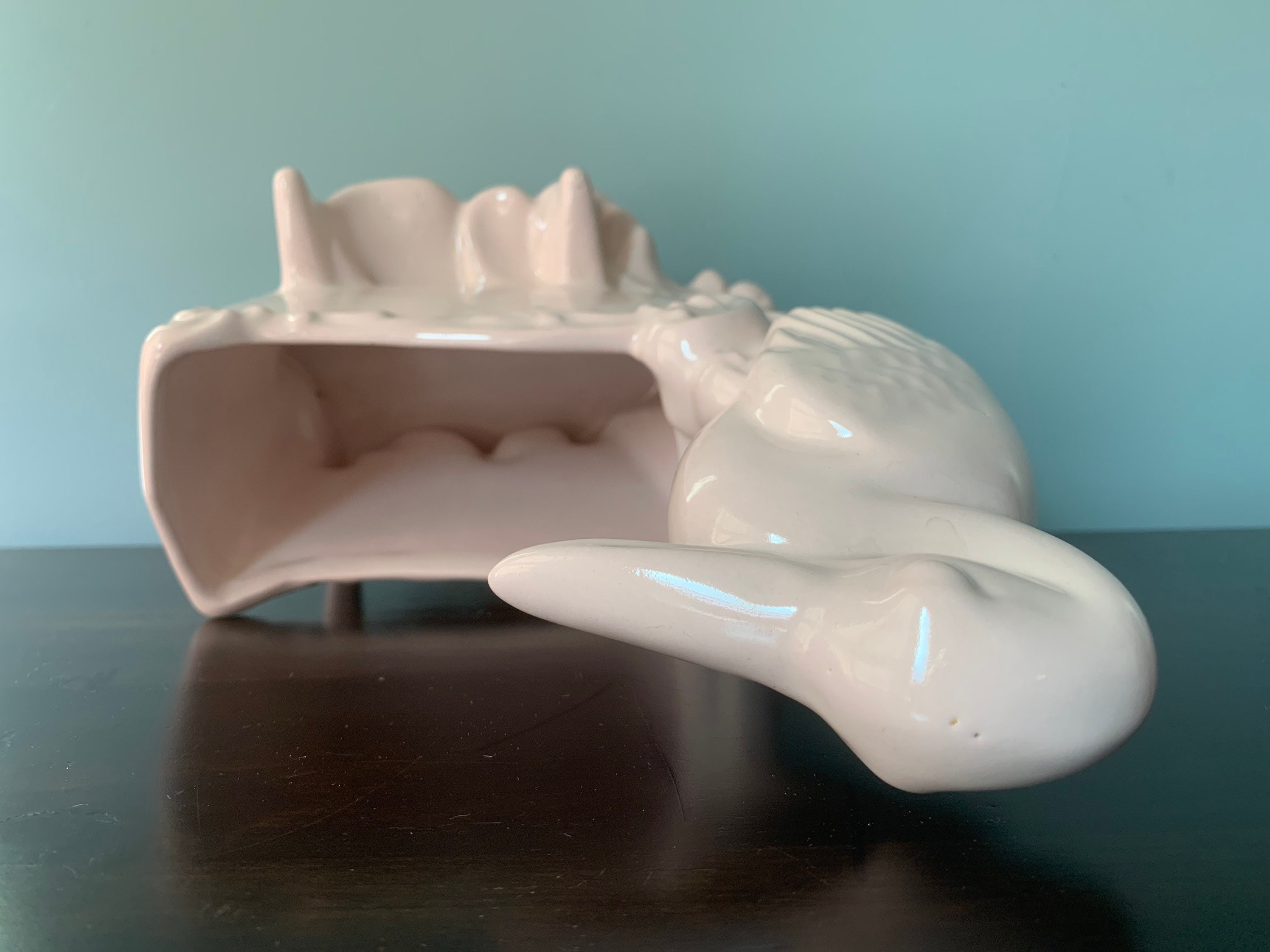 Vintage Stork Cradle Planter by Haeger Pale Pink | Etsy