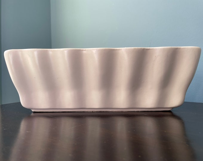 Vintage Hull Pottery Planter F47 Rectangular Planter Matte White Hull ...