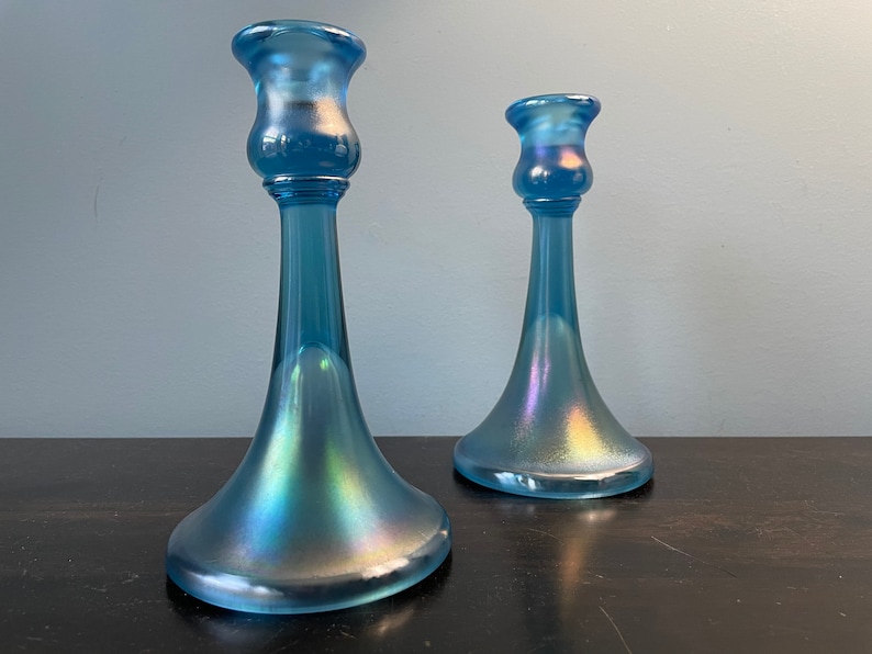 Vintage Northwood Trumpet Taper Candlestick Holder Candle - Etsy