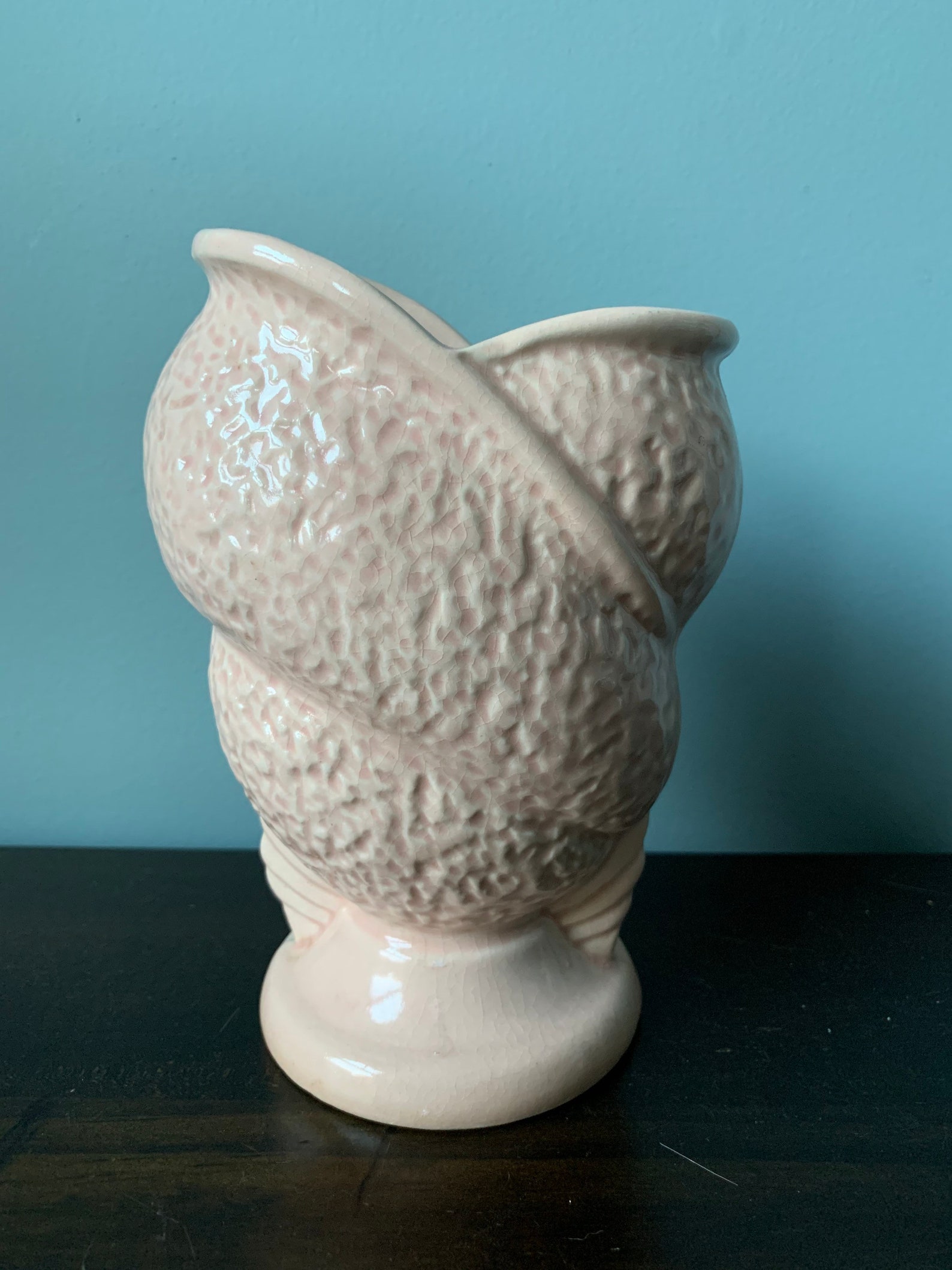 Vintage Hull Pink Vase USA 5-6 Pink Flower and Vine - Etsy