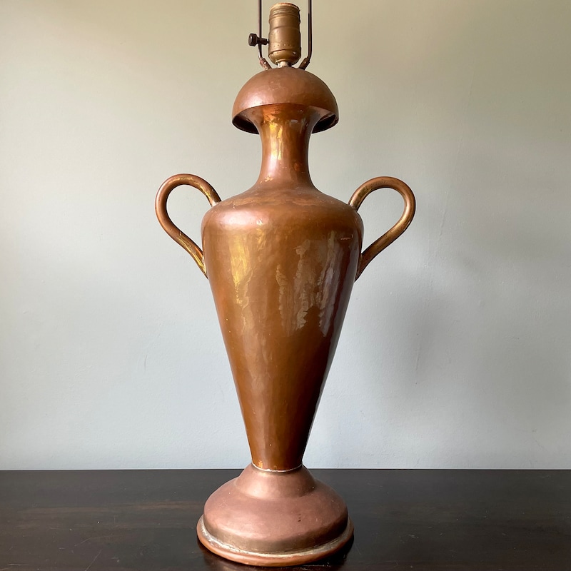 Copper Table Lamp - Etsy