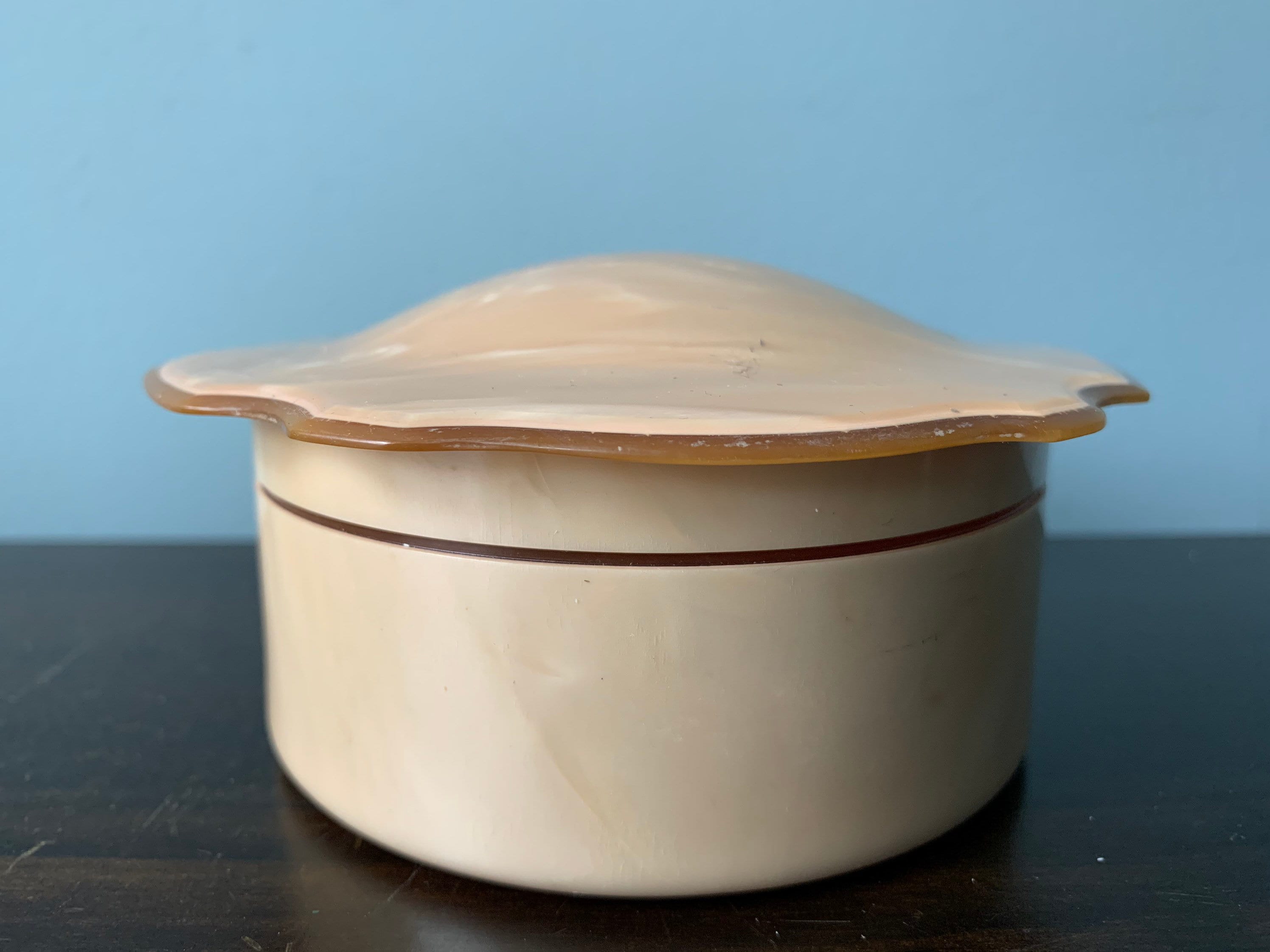 Vintage Celluloid Powder Box Carleton Arch Amerith | Etsy