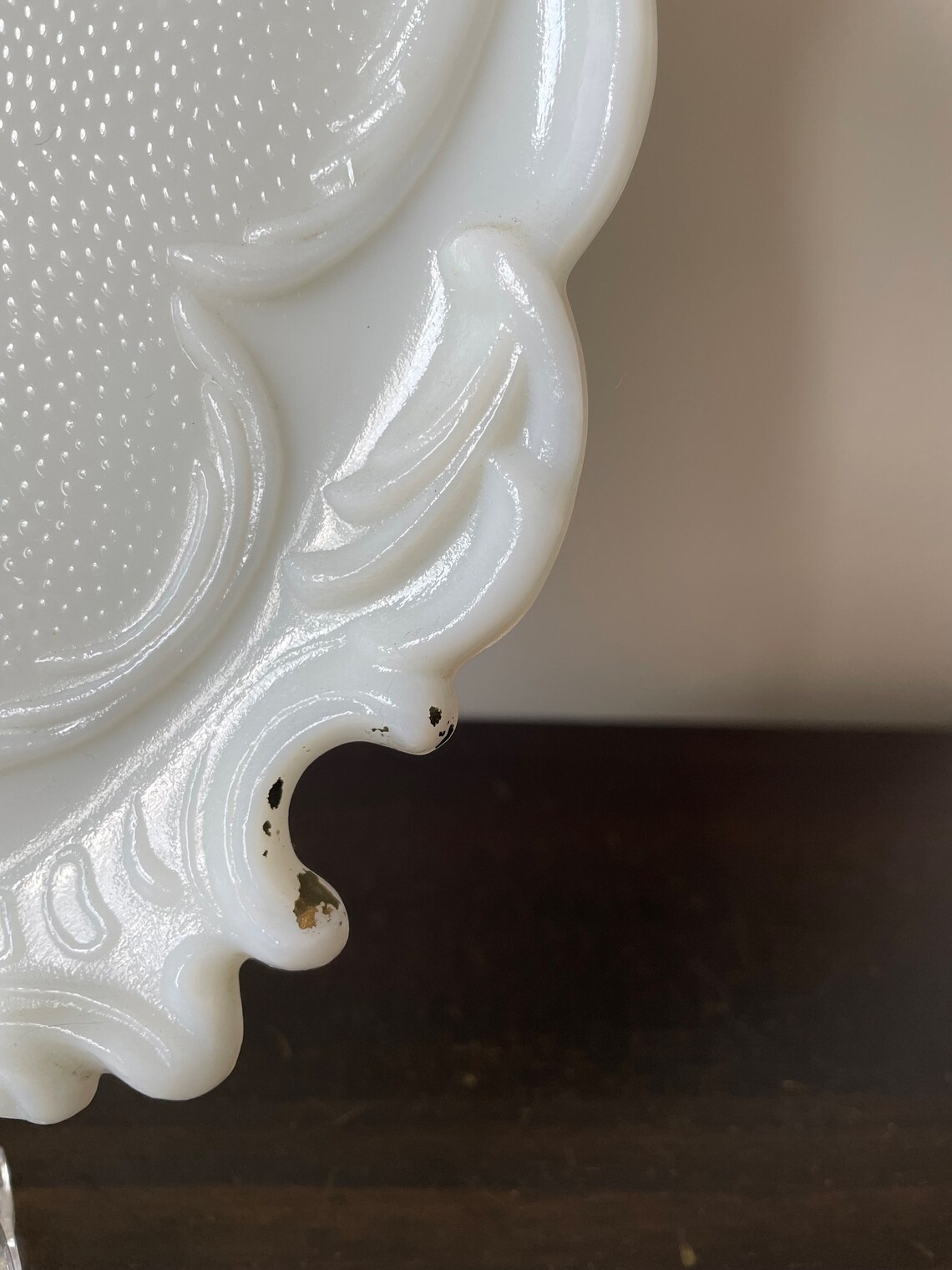 EAPG Dithridge Opaline Dresser Tray Vintage Milk Glass Milkglass ...