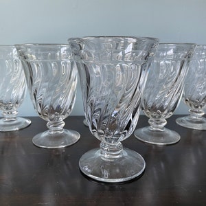 Vintage Fostoria Colony Glass Iced Tea Goblet Colony Swirl Ice Tea ...