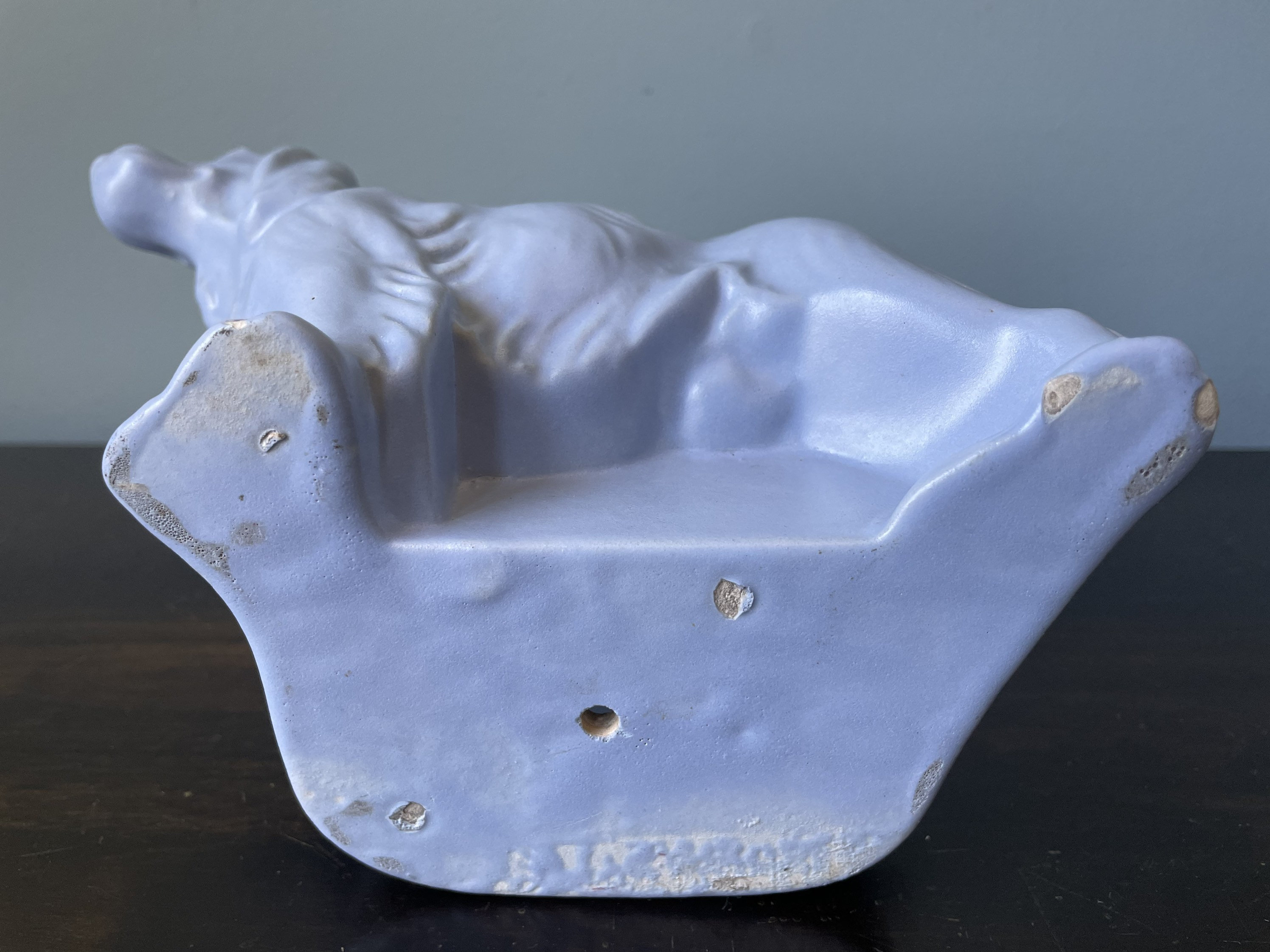 Vintage Shawnee Pottery Dog Cocker Spaniel Planter Blue - Etsy
