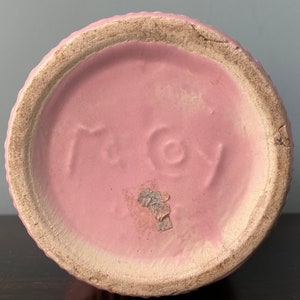 Vintage Mccoy Pottery Planter Mccoy Basket Weave Plantet Attached ...