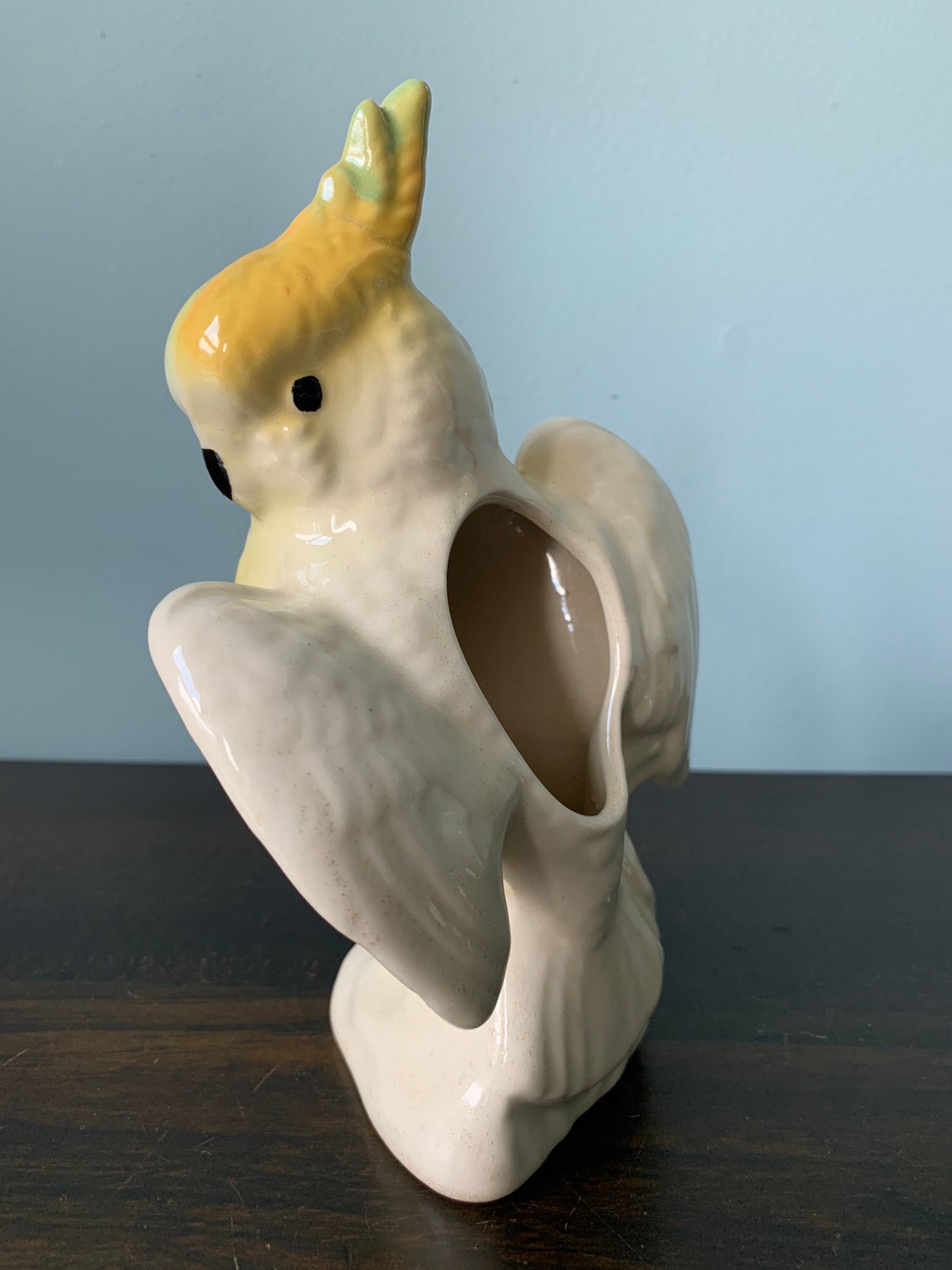 Vintage Pottery Cockatoo Planter Ceramic Bird | Etsy