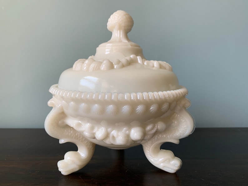 Vintage Portieux Vallerysthal Dauphins Covered Candy Dish - Etsy