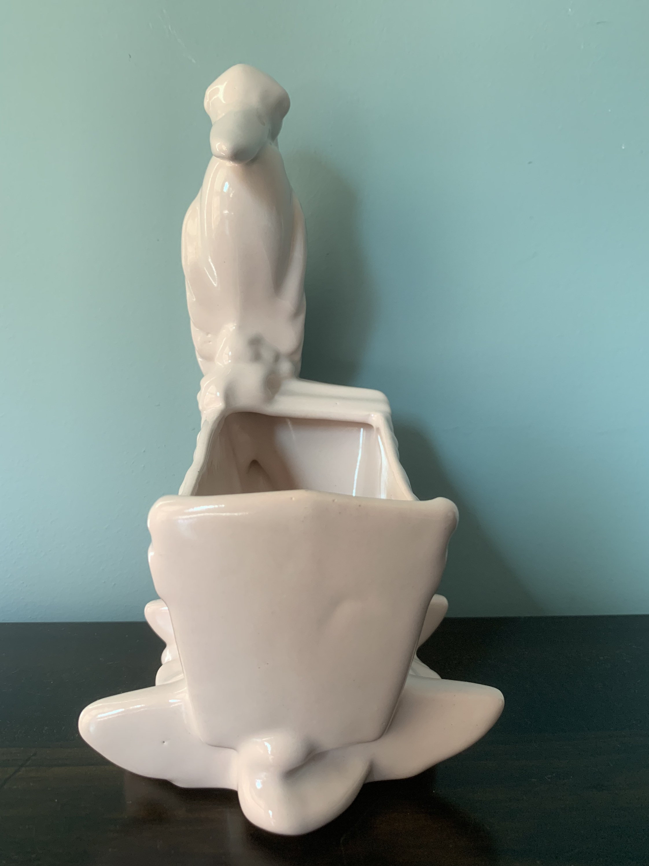 Vintage Stork Cradle Planter by Haeger Pale Pink | Etsy