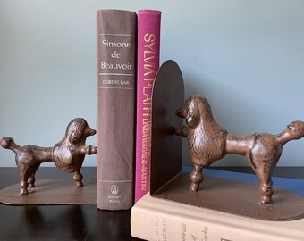 Poodle Bookends - Etsy