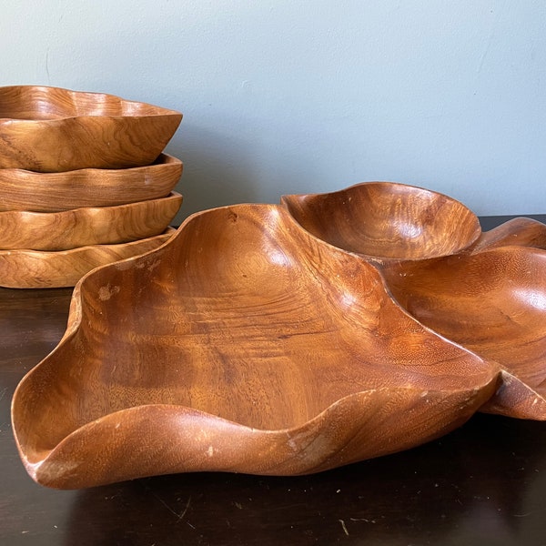 Monkey Pod Wood Bowls - Etsy