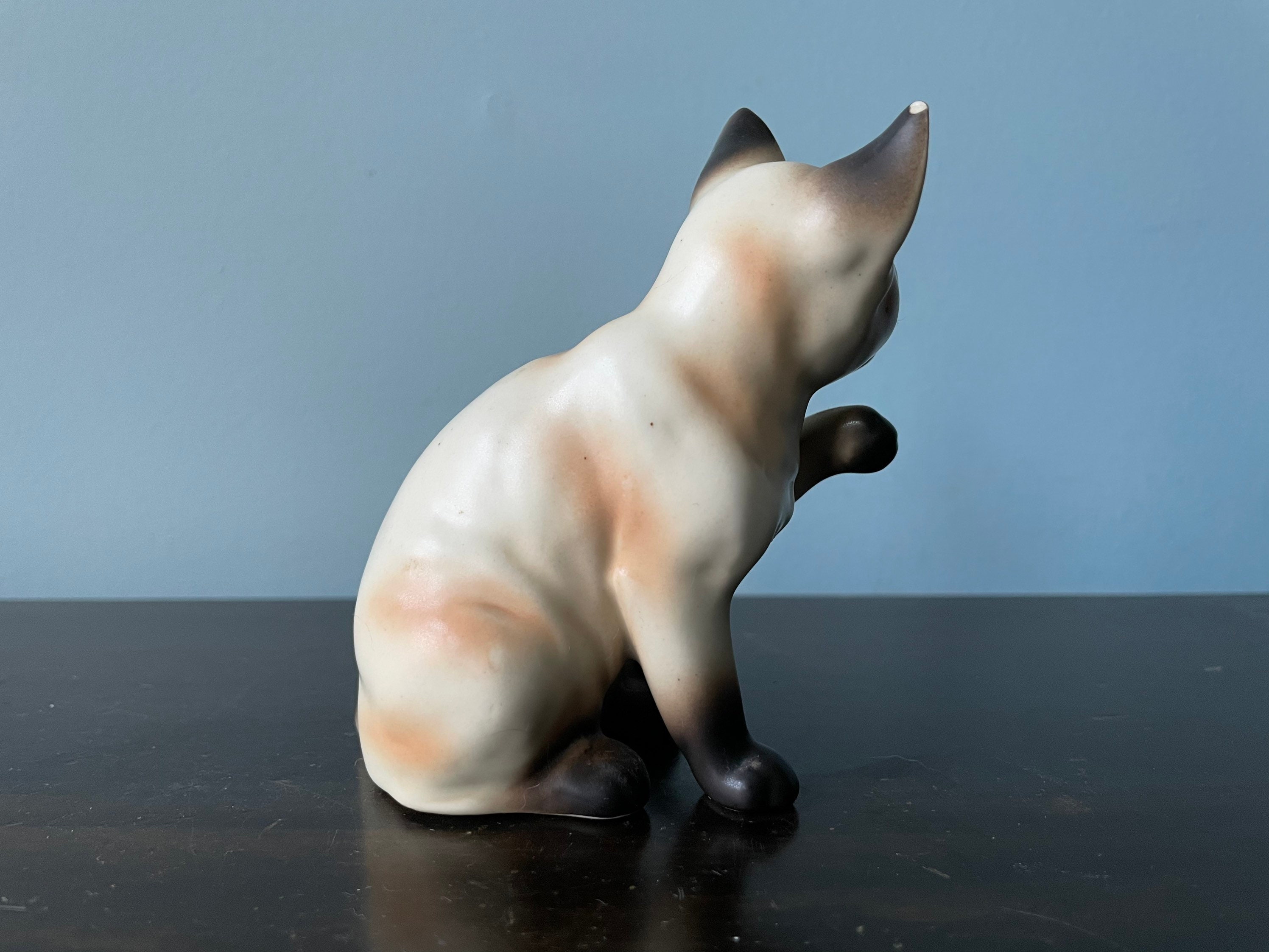Vintage Lefton China Siamese Cat Planter Siamese Cat With | Etsy