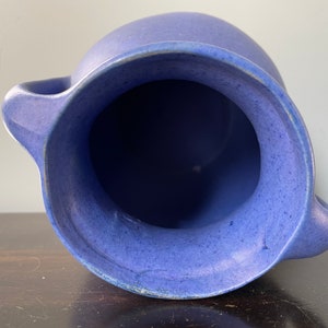 Burley Winter Pottery Vase Handles Arts and Crafts Vintage Ceramic Blue ...