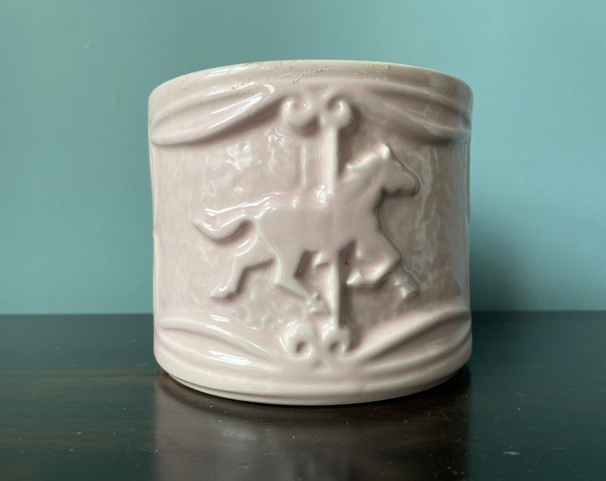 Vintage Mccoy Carousel Planter Horse Planter Merry Go Round Planter ...