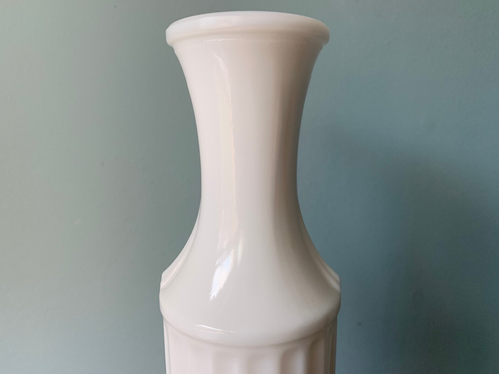 Vintage White Milk Glass Bud Vase Classical Urn | Etsy