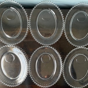 Vintage Candlewick Snack Set Imperial Candlewick Oval Snack Plate Cup ...