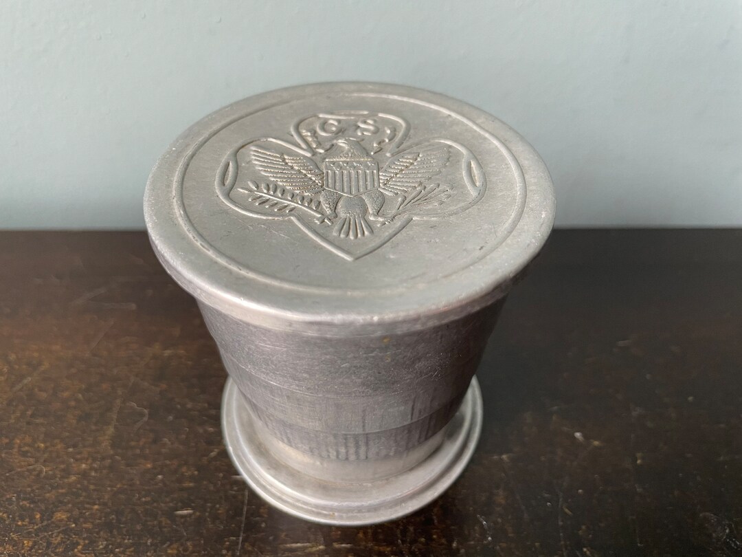 Vintage Girl Scout Collapsible Aluminum Cup Camp Cup Girl Scout Cup - Etsy