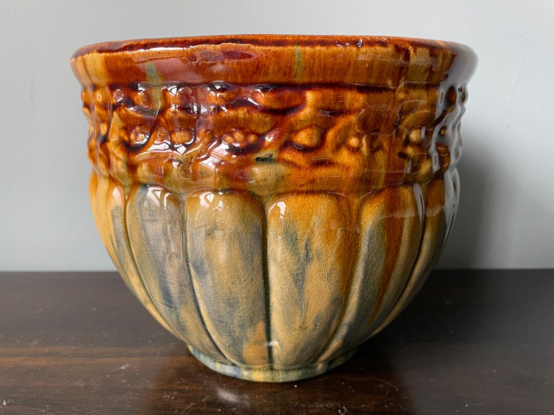 Vintage Mccoy Pottery Mccoy Jardiniere Mccoy Planter Flower - Etsy