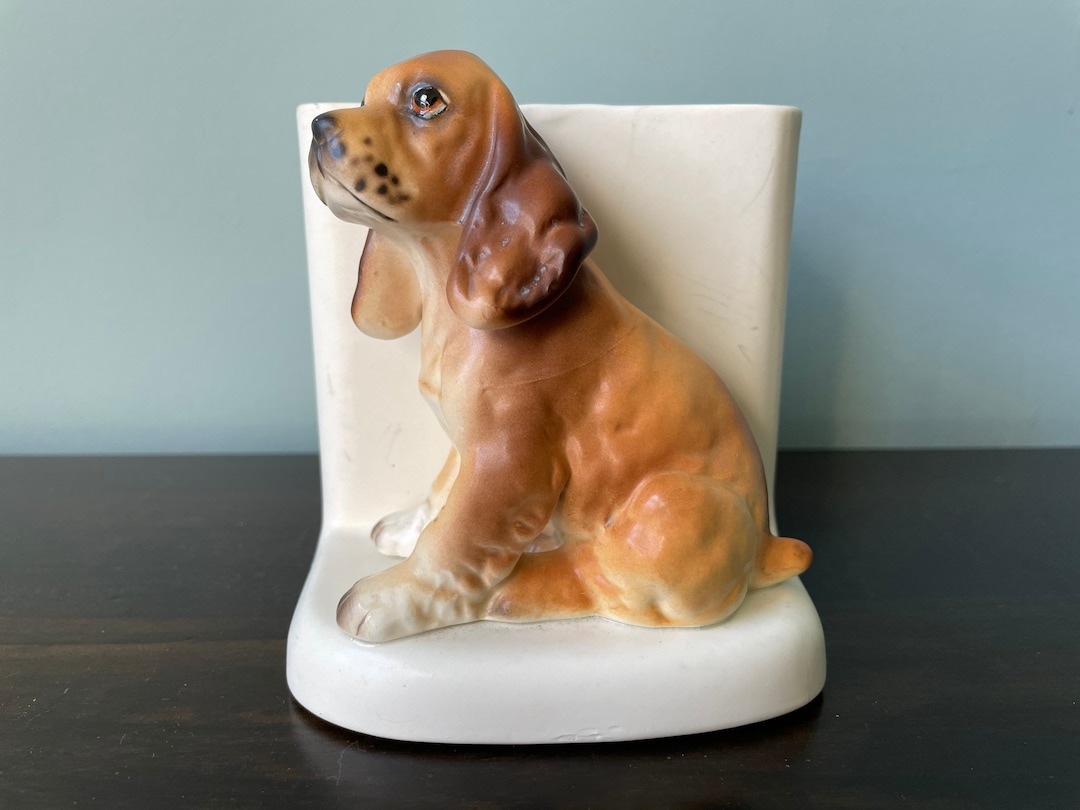Vintage Lefton Cocker Spaniel Planter Dog Planter - Etsy