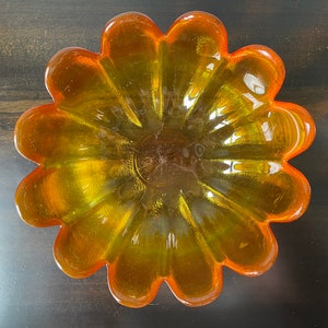 Vintage Indiana Lotus Bowl Wayne Husted Large Round - Etsy