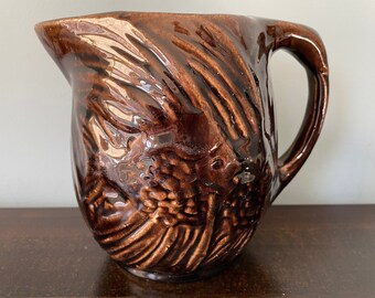 Mccoy Brown Pitcher - Etsy