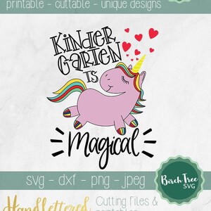 Kindergarten is Magical SVG, Back to School Svg, Kindergarten Teacher ...