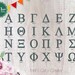 Greek Alphabet SVG Font Cutfile, Greek Symbols SVG, Greek Letters Svg ...