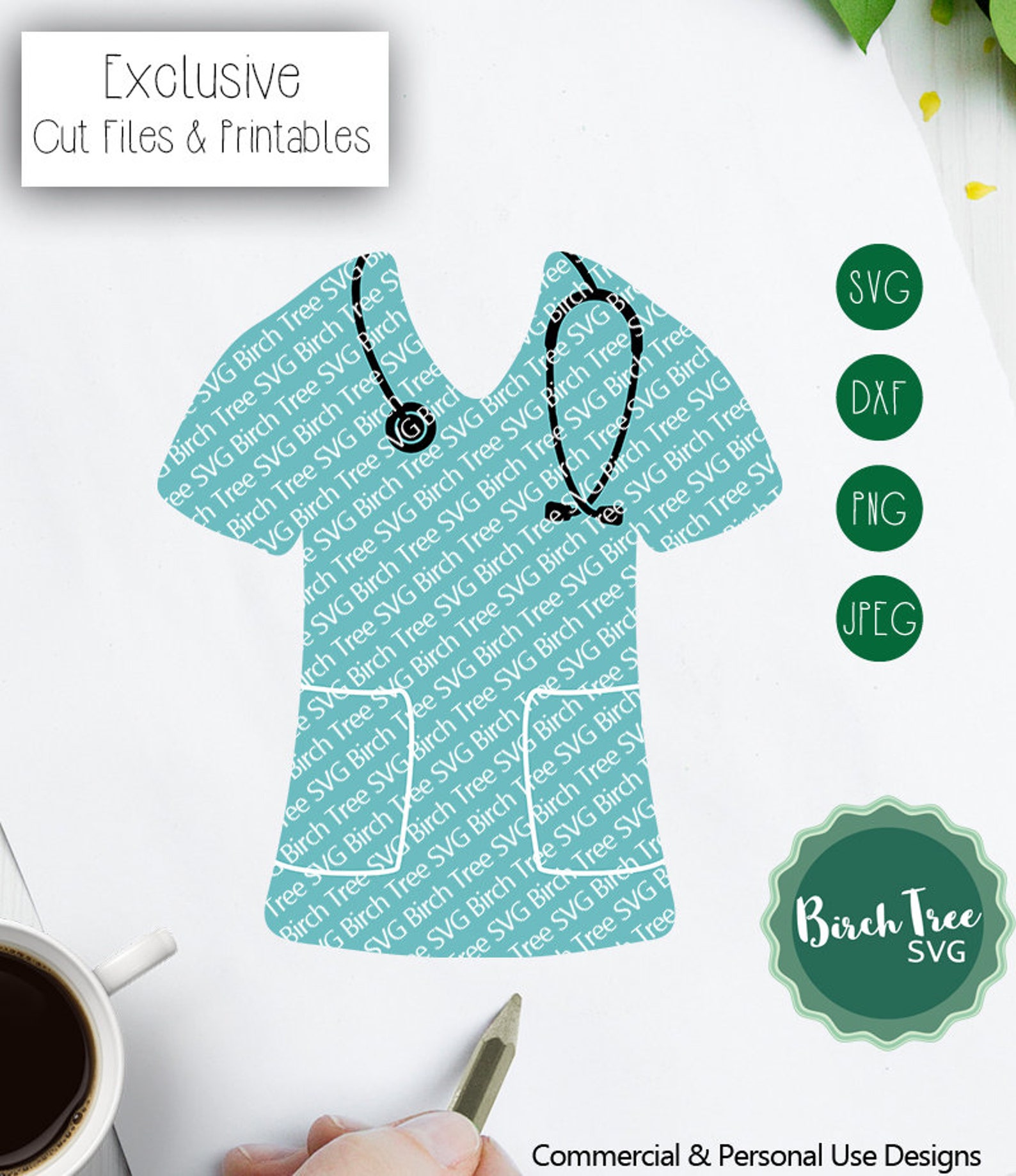 Nurse Scrubs Svg Scrub Life Svg Nurse Svg Doctor Svg | Etsy