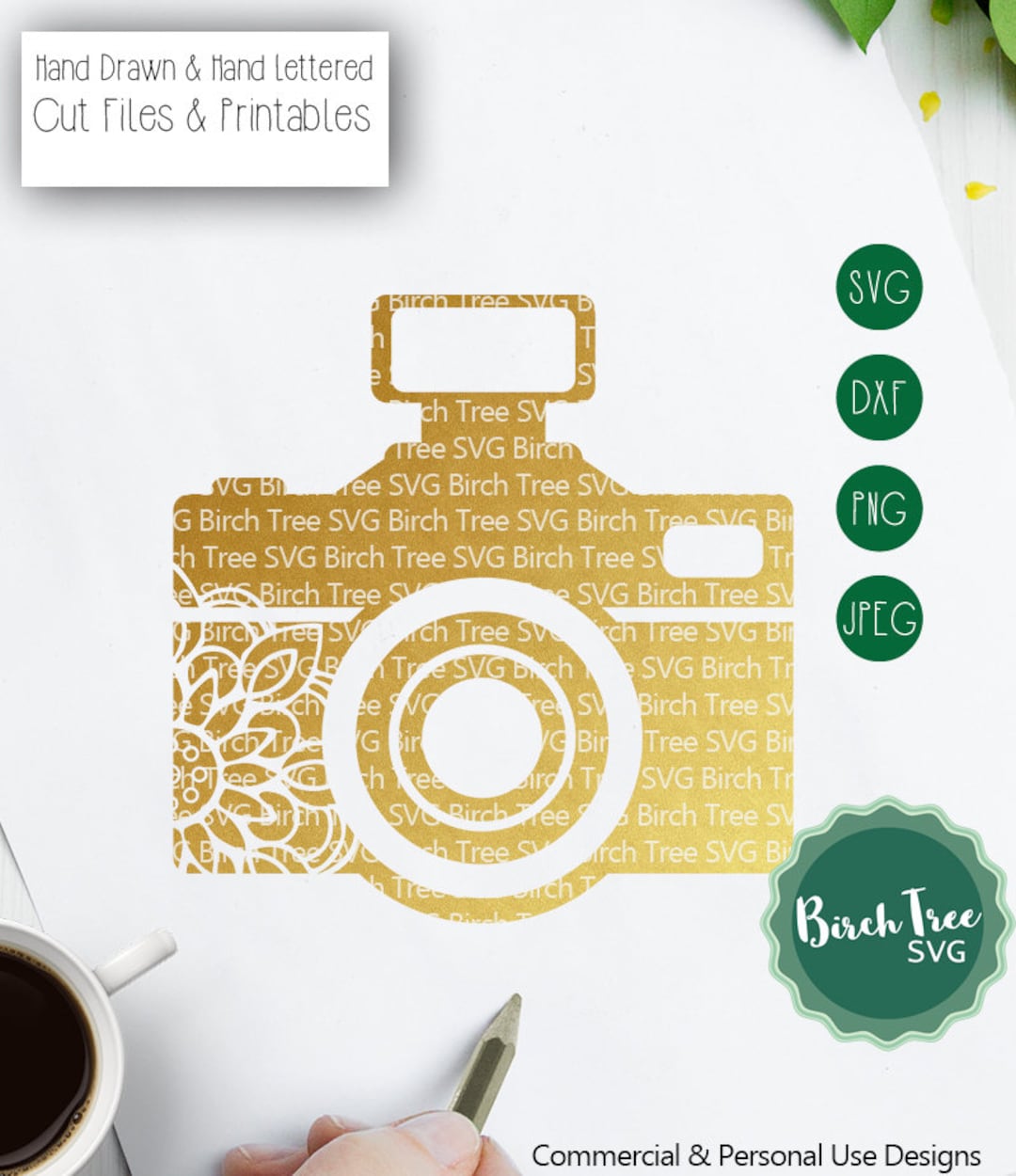 Camera Mandala Svg, Camera Svg Cut File, Mandala SVG, Camera Clipart ...