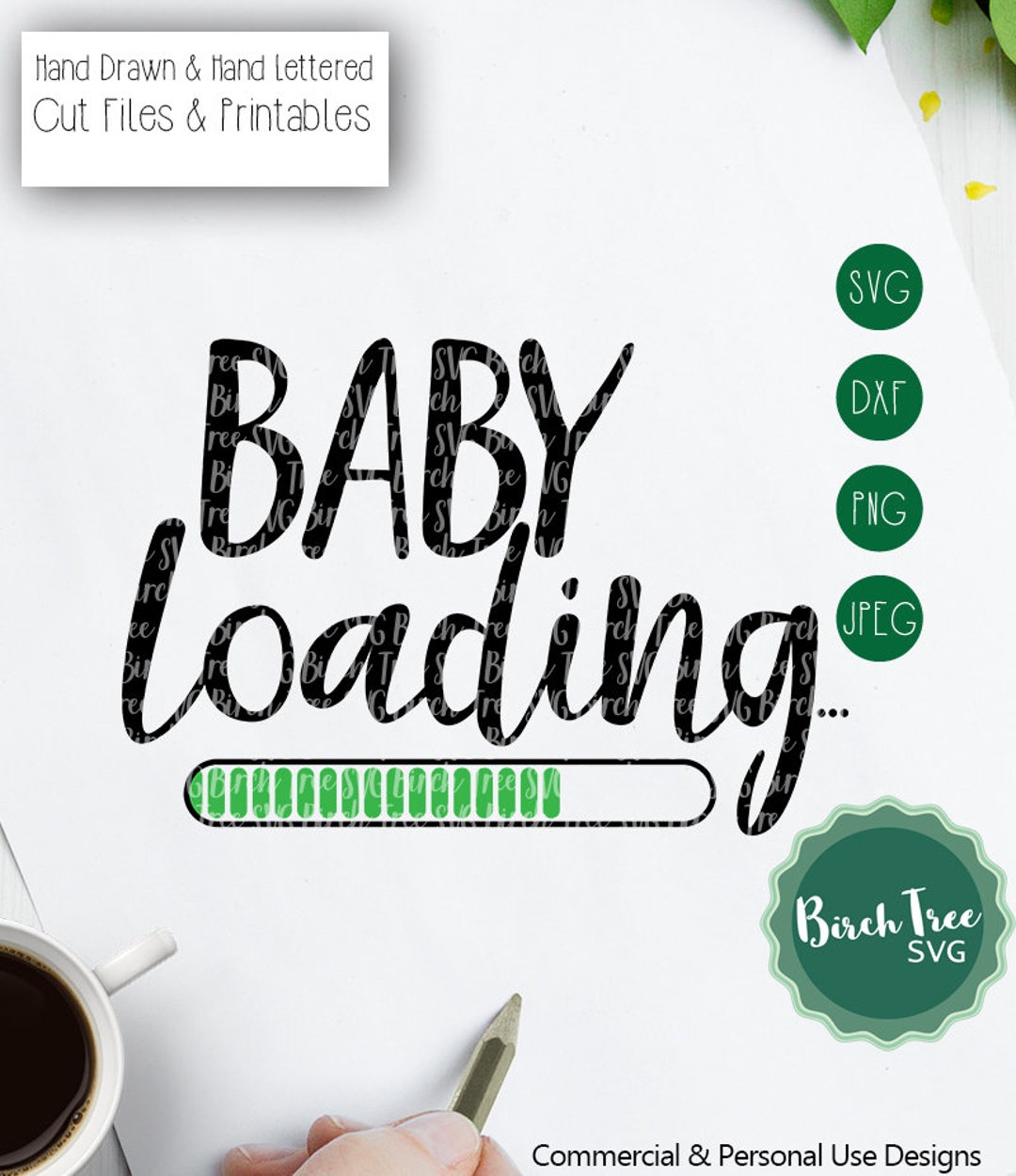 Baby Loading SVG, Funny Baby Svg, Pregnant Svg, Pregnancy Announcement ...