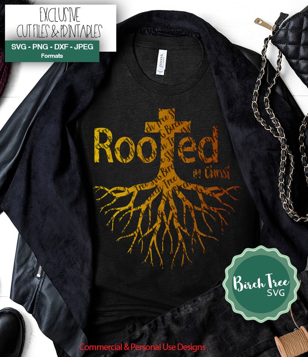 Rooted in Christ SVG, Jesus Svg, Christian Svg, Faith Svg, Bible Verse ...