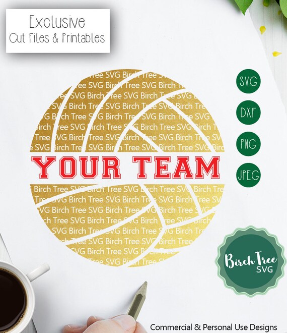 Volleyball Team Monogram Svg Volleyball Svg Volleyball Team | Etsy