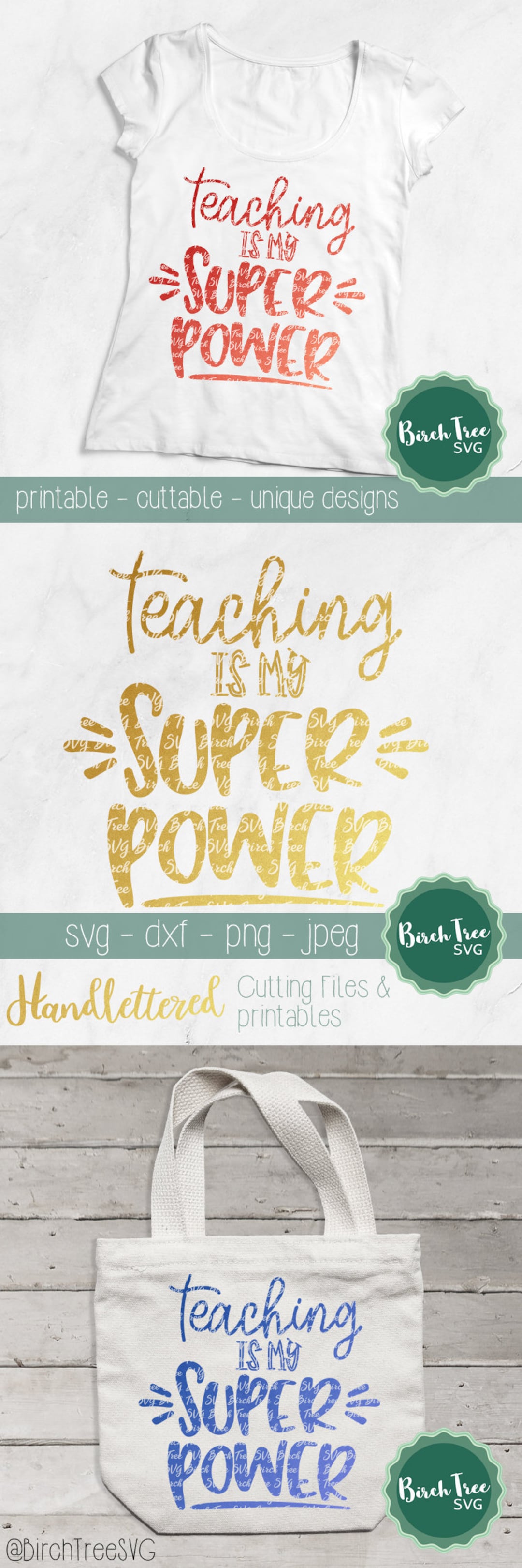 Teaching is My Super Power SVG, Back to School Svg, Teacher Svg, First ...