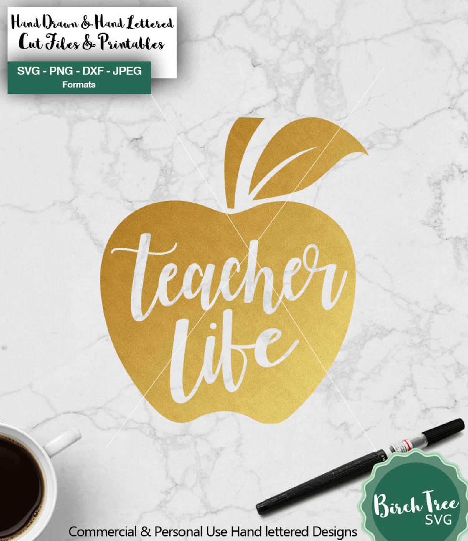 Teacher Life SVG Teacher SVG School Svg Teacher | Etsy