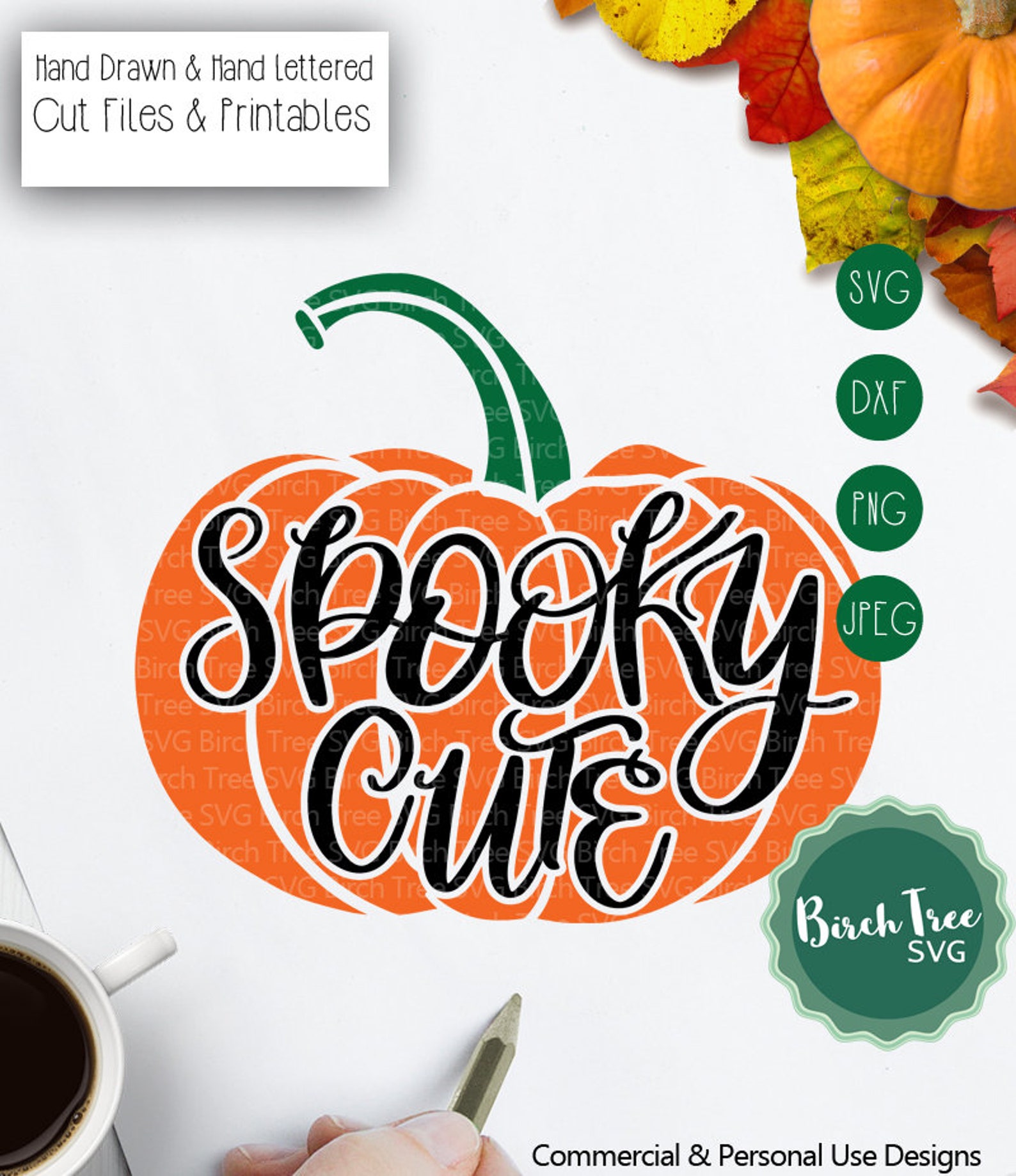 Spooky Cute SVG, Halloween Svg, Cute Halloween Svg, Pumpkin Svg ...