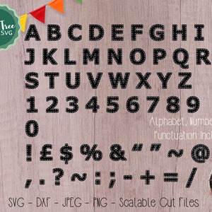 Stitched Alphabet SVG Fonts Cutfile, Stitch Cricut Font SVG, Cuttable ...