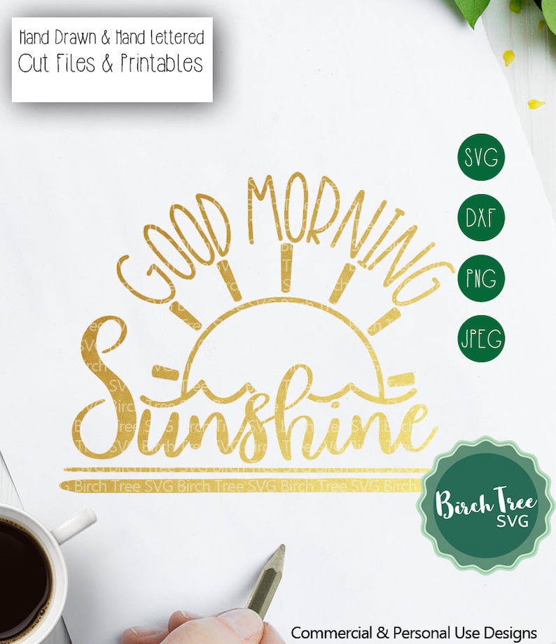 Good Morning Sunshine SVG Cut File, Sunshine Printable, Beach SVG ...