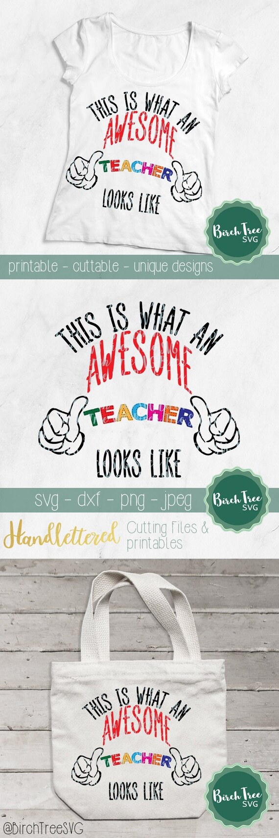 This is What an Awesome Teacher Looks Like Svg Funny Teacher - Etsy