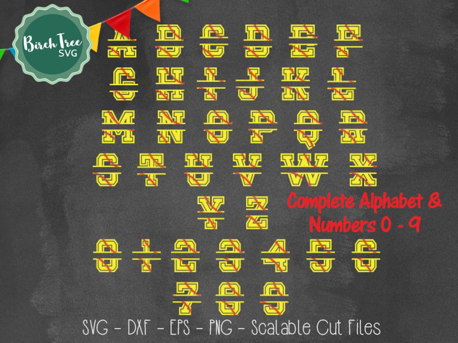 Split Softball Font Svg, Split Monogram Softball Alphabet SVG Fonts ...