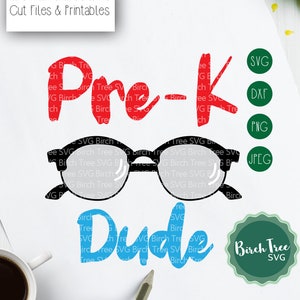 Prek Dude Svg, Preschool Svg, Preschool Shirt, Back to School Svg, Pre ...