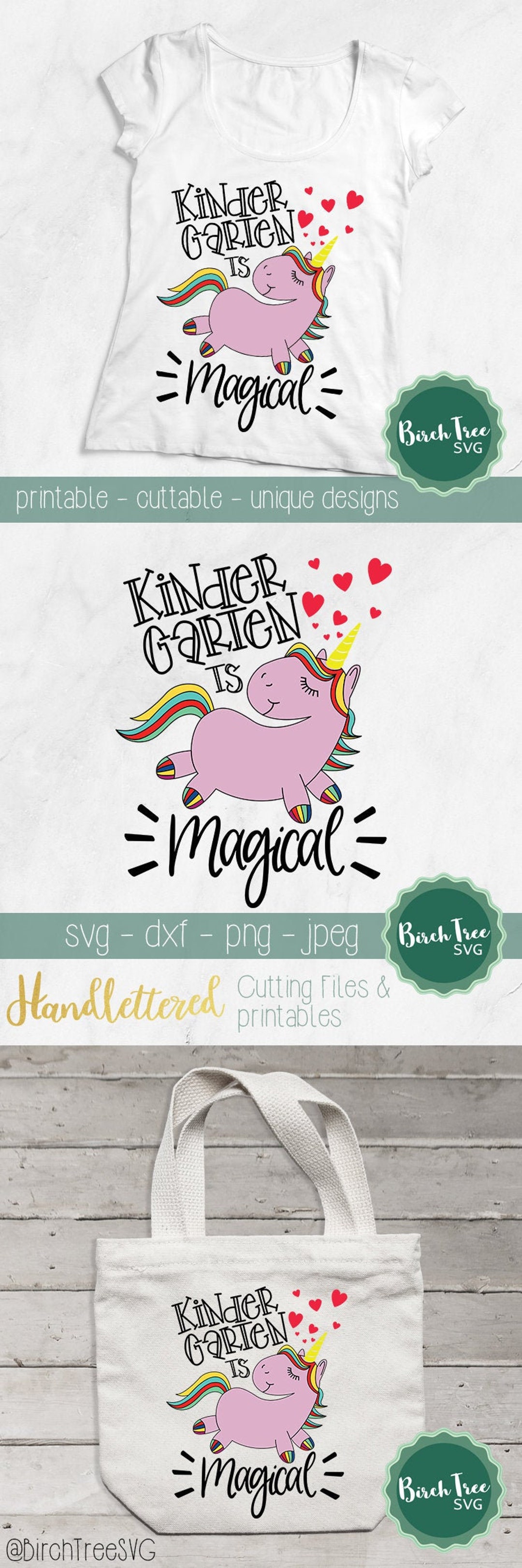 Kindergarten is Magical SVG, Back to School Svg, Kindergarten Teacher ...