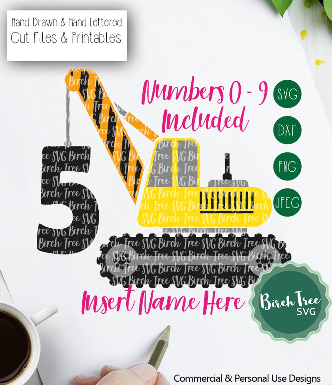 Crane Operator SVG, Construction Birthday Svg, Construction Party Shirt ...