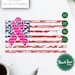 Cancer Svg, Distressed Flag Svg, Pink Ribbon Svg, USA Svg, Breast ...