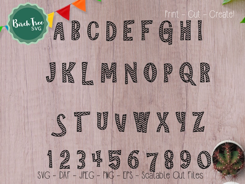 Chevron Letters SVG, Chevron Alphabet Svg, Lettering Svg, SVG Font Cut ...