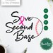 Save Second Base Svg, Pink Ribbon Svg, Cancer Svg, Baseball Svg, Breast ...