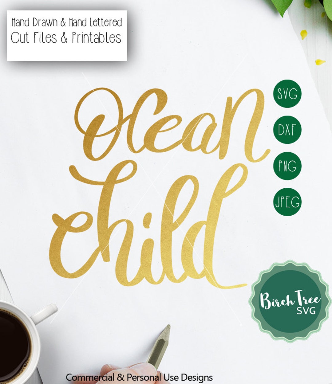 Ocean Child SVG, Summer Vacation SVG, Beach SVG Cutting File, Ocean Svg ...